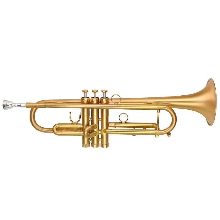 P. Mauriat PMT-72M Gold Brass Bell Matte Finish Trumpet | Reverb