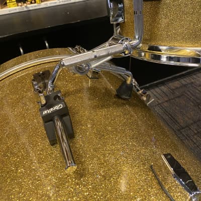 Tempus Drums Carbon Fiber 4 Piece Shell Pack - Gold Sparkle | Reverb