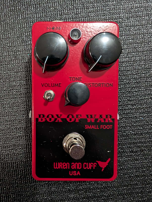 Wren and Cuff Box of War Small Foot 2010s - Custom Red | Reverb