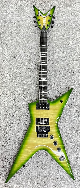 Dean Dime Slime Stealth Floyd FM Electric Guitar w/ Hard Case | Reverb