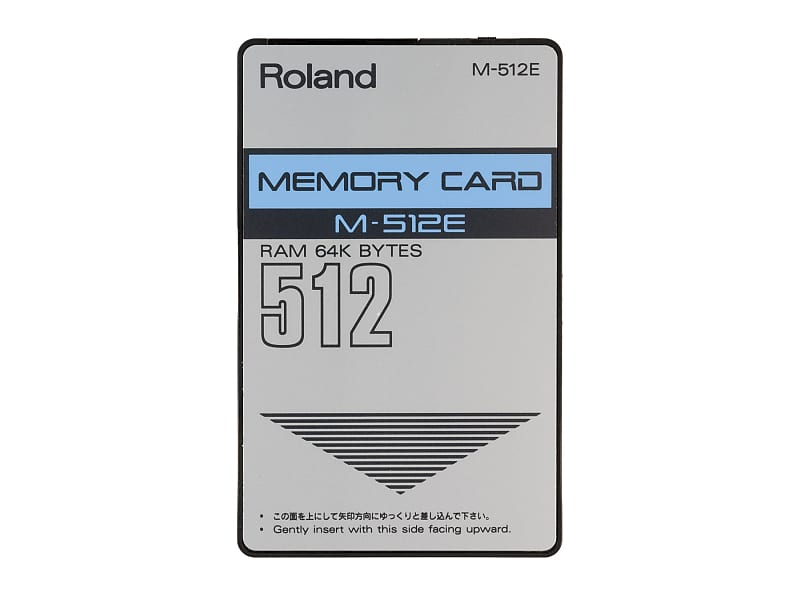 Roland M-512E Memory Card [USED] | Reverb