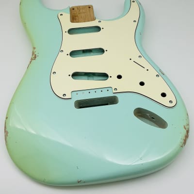 Show Me Nitro Finishes 4lbs 1oz Nitro Lacquer Aged S-Style | Reverb UK