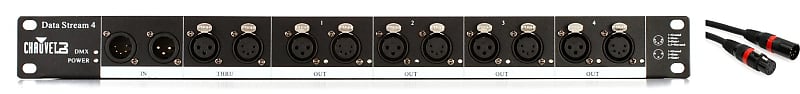 Chauvet DJ Data Stream 4 - 4-Port DMX Splitter Bundle with | Reverb