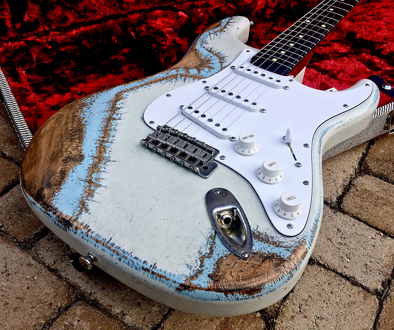 Palir USA Custom Stinger Color Over Color White / | Reverb Canada