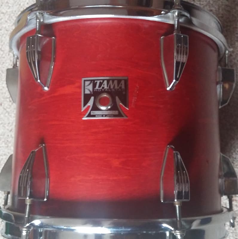 RARE VINTAGE Tama 10" Royalstar Tom 80s RED MAHOGANY Made In | Reverb