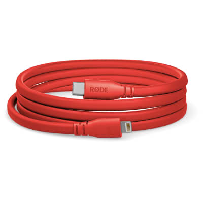 Rode SC19 1.5m USB-C to Lightning Accessory Cable, Red | Reverb