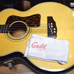 Guild B30 1987 Natural Acoustic Bass Guitar Vintage All | Reverb