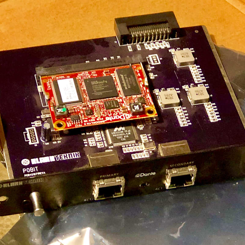 Dante card for X32/M32 - KlarkTeknik DN32 Dante | Reverb