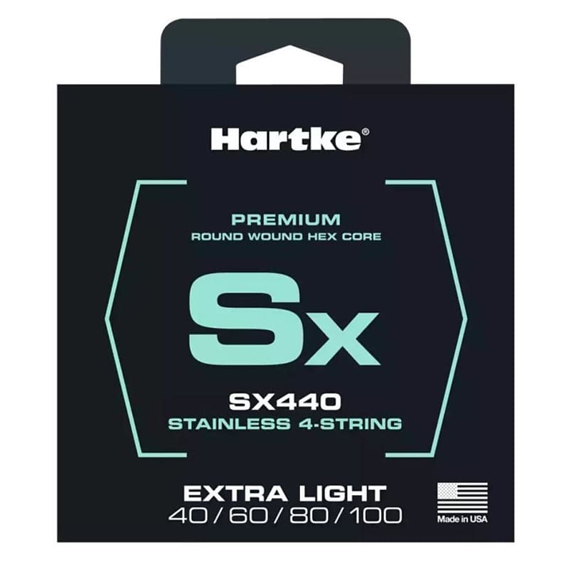 Hartke HSBSX440 4-String Extra Light Bass Strings | Reverb
