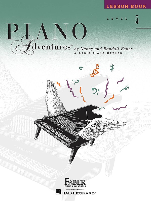Hal Leonard Level 5 - Lesson Book Piano Adventures | Reverb