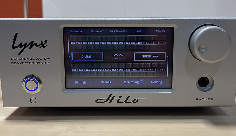Lynx Studio Hilo Reference A/D D/A Converter 2010 - Silver | Reverb