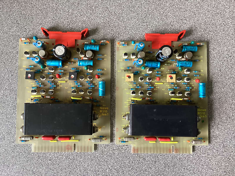 Neve B518 Cards - Pair - Good Condition | Reverb