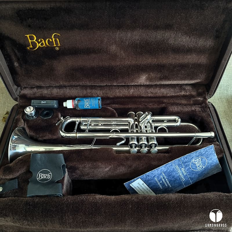 Vincent Bach Stradivarius 37 trumpet case mouthpiece | Reverb