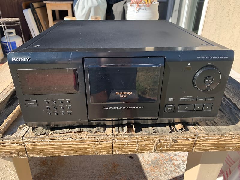 Sony CDP-CX205 200 Disc Mega Storage CD Player Disc Changer - | Reverb