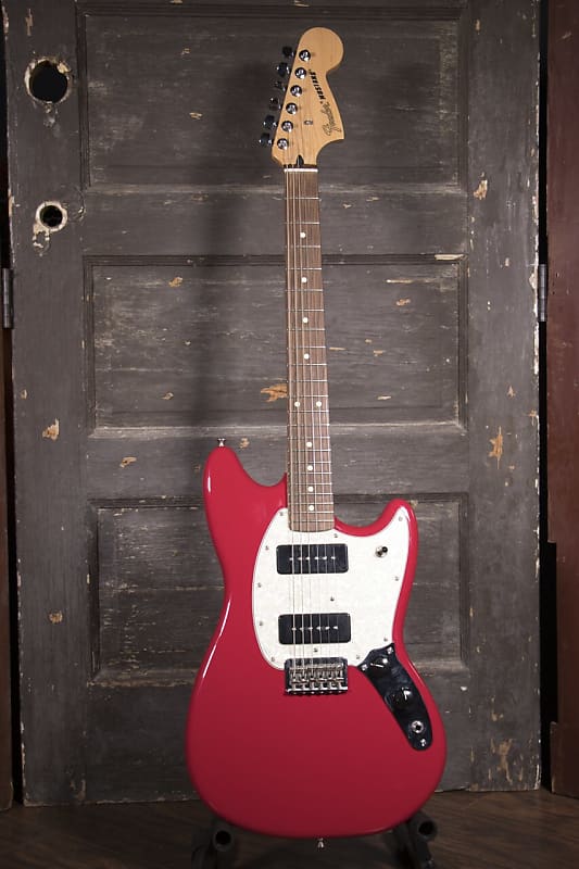 Used Fender Mustang P90 Electric Guitar w/Case | Reverb
