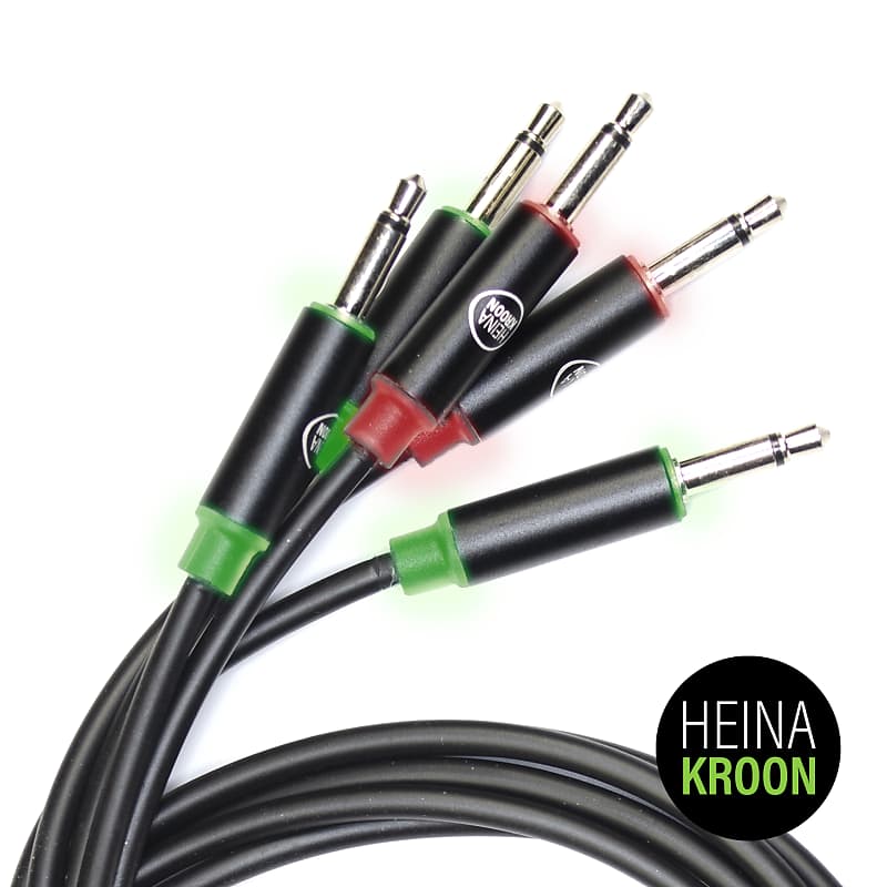 Heinakroon 11.8" (30cm) 3.5mm Slimline LED Eurorack CV Patch | Reverb