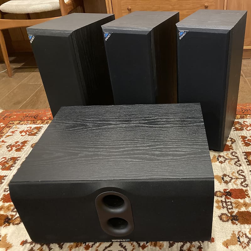 Energy Surround Sound System Subwoofer and Speakers 1995 | Reverb