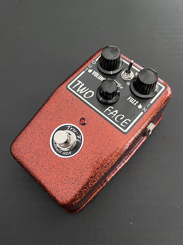 Tru-Fi Two Face Fuzz 2023 - Custom Orange Sparkle | Reverb