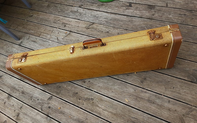 Fender custom shop tweed center pocket case 1954-55 | Reverb Canada