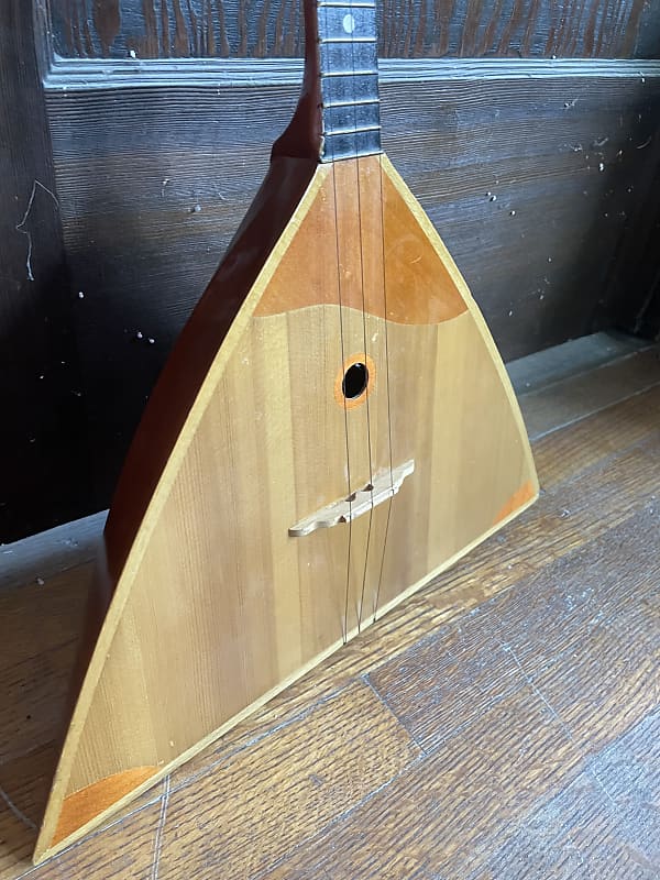 USSR Russian Balalaika 3 String Folk Instrument like Ukulele | Reverb