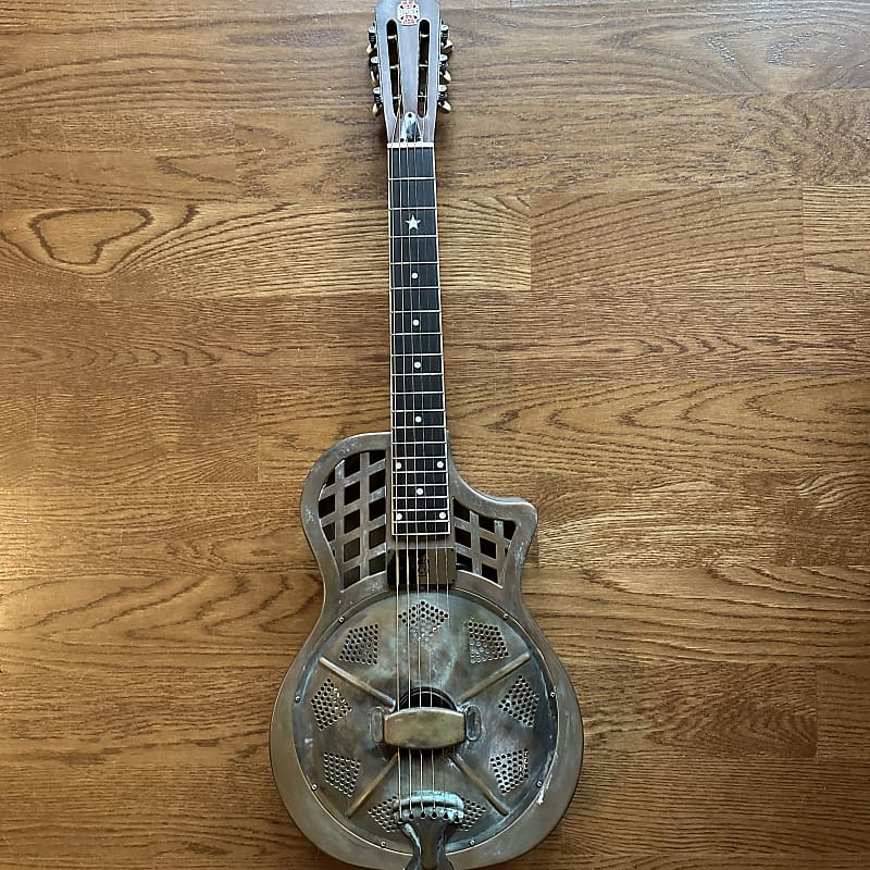 Republic Guitars Highway 61 "Traveler" 2022 - Brass Rust | Reverb