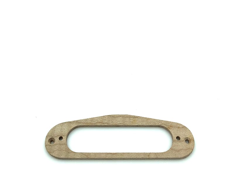 Stratocaster Style Flamed Maple Pickup Ring Natural Wood | Reverb