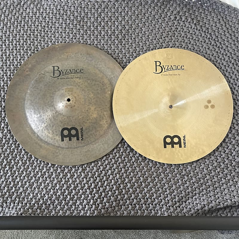 Meinl Byzance Matt Halpern Signature Double Down Cymbal Stack | Reverb