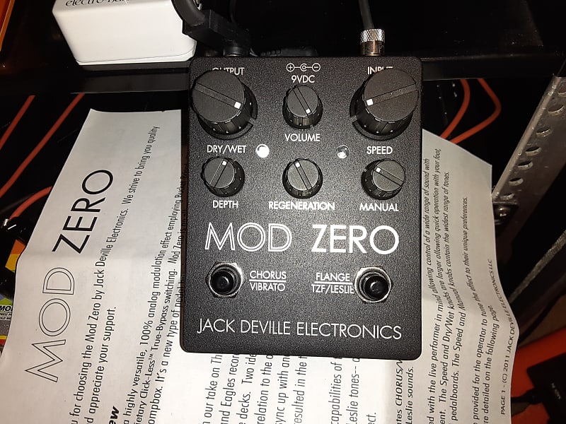 Jack DeVille Mod Zero Analog TZF Flanger Chorus | Reverb