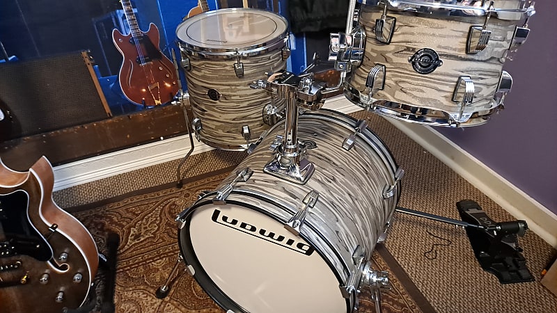 Ludwig Ludwig Breakbeats 3 pc drum kit 2021 Sahara Swirl | Reverb