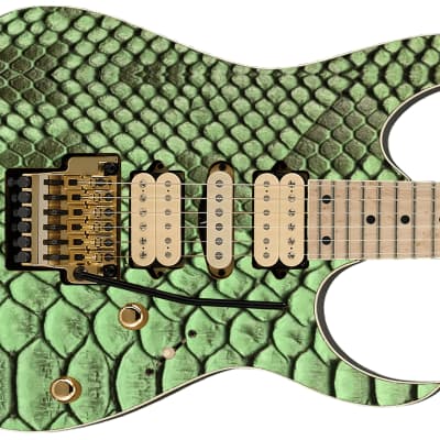 Sticka Steves Guitar Skin Axe Wrap Re-skin Green Water | Reverb Canada