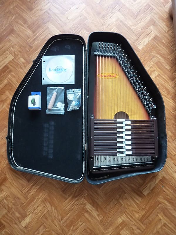 AUTOHARPE **15 ACCORDS** ROUGE & NOIRE **AVEC DISPOSITION DES | Reverb