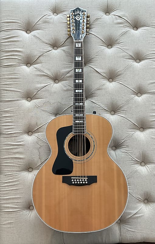 LEFTY Guild JF-55-12-E Incredible 12 String 2000 Natural Left | Reverb
