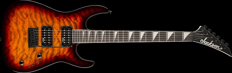 Jackson Dinky JS20 DKQ Electric Guitar - Tobacco Burst | Reverb