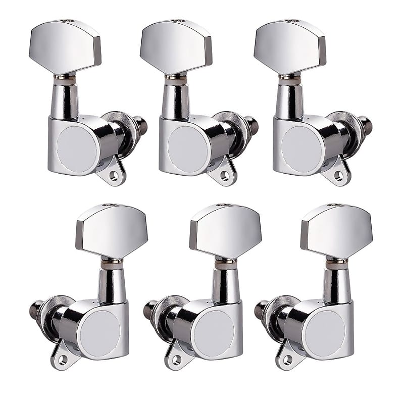 3L3R 6 Pieces Closed Guitar String Tuning Pegs Tuner Machine | Reverb
