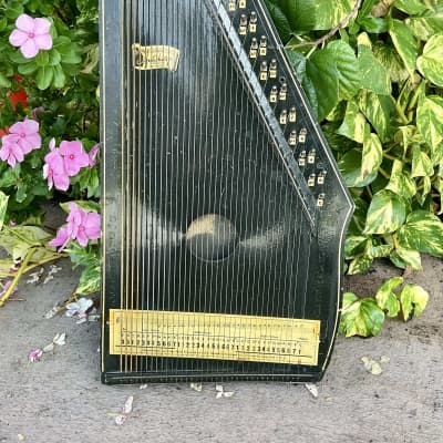 Antique 32 Strings Zither Auto-harp "CARL ARNBERGER" Nr.13 | Reverb