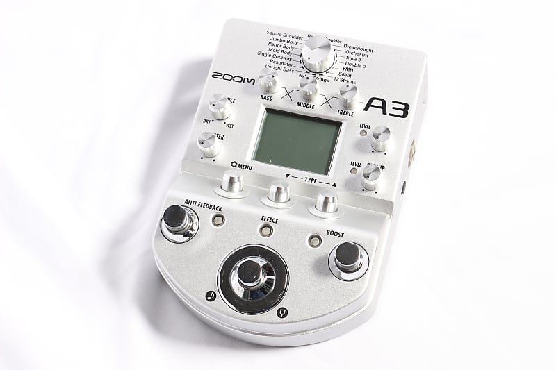 ZOOM / A3 Pre-Amp & Effects for Acoustic Guitar Secondhand! | Reverb