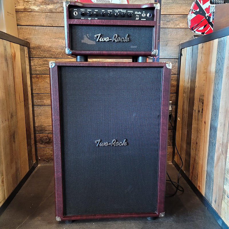 Two-Rock Studio Pro 35 w/ Matching 2x12 Cabinet in Wine | Reverb