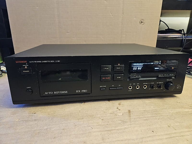 Luxman K-351 Vintage Audiophile Auto Reverse Cassette Deck | | Reverb