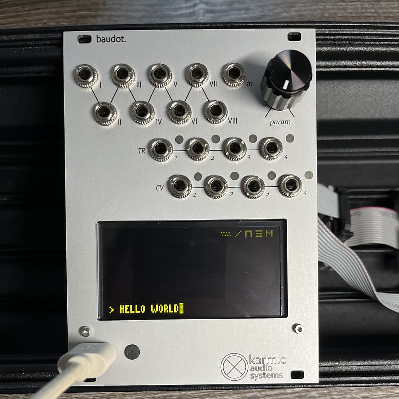 Teletype DIY Clone “Baudot.” - Yellow Screen | Reverb UK