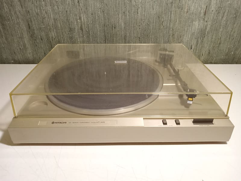 Hitachi HT-20S Turntable 80s Vintage Japan Silver | Reverb
