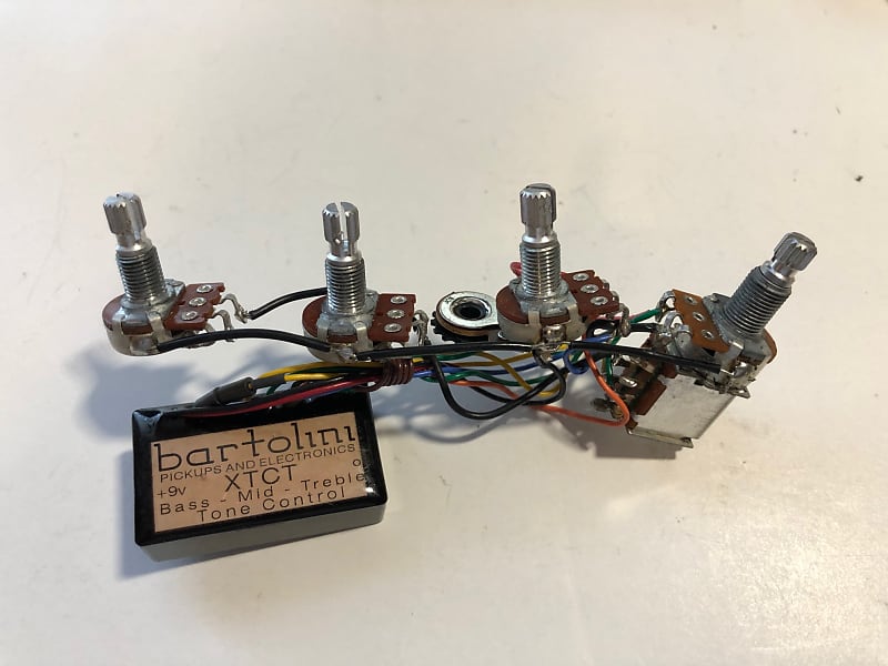 Early Bartolini XTCT Bass Guitar Preamp | Reverb