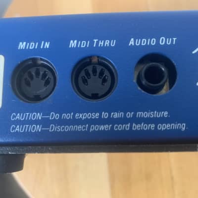 360 Systems MIDI Bass Synthesizer 80’s Blue | Reverb