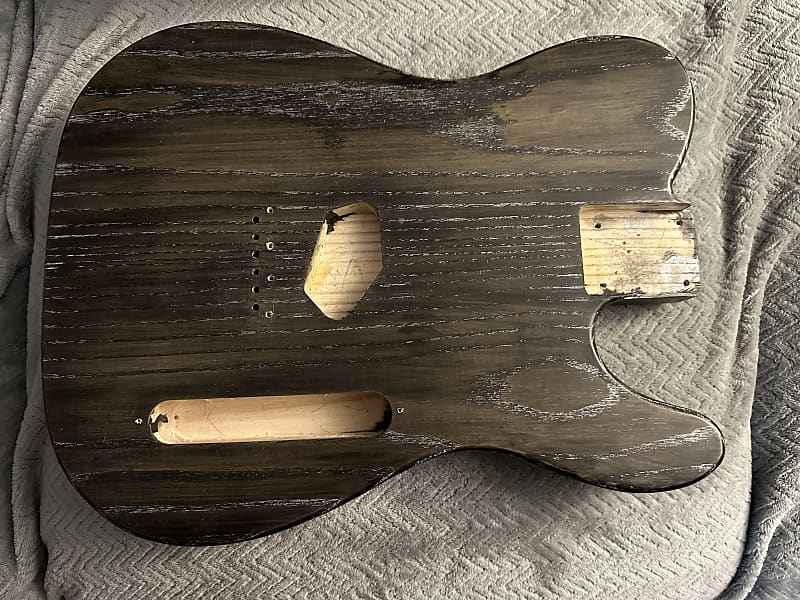 Esquire telecaster style body Esquire 2020 - Black & Silver | Reverb