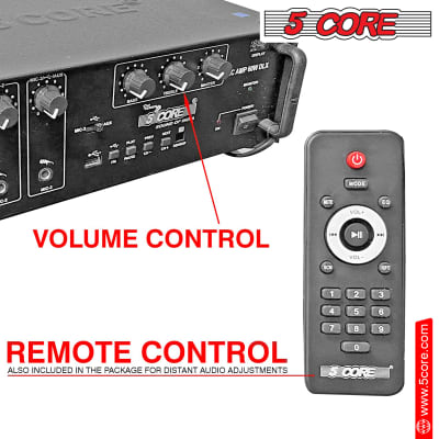 5Core Professional Paging stereo DJ PA power Amplifier system | Reverb