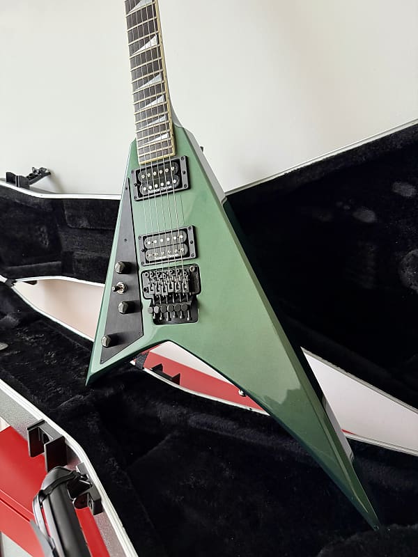 Jackson RR1 Rhoads USA 2011 - Metallic Green - LEFT | Reverb