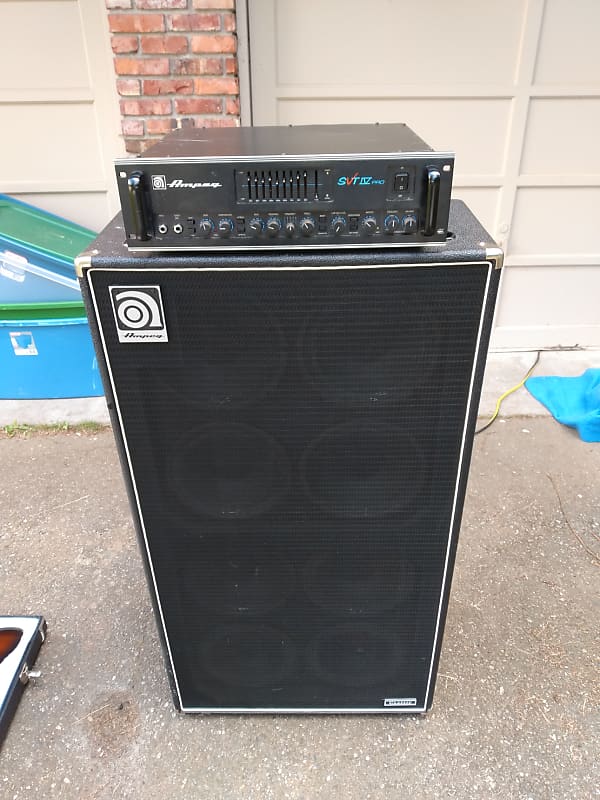 Ampeg SVT-4 Pro IV Bass Amp Head And SVT-810E Classic 8x10 | Reverb