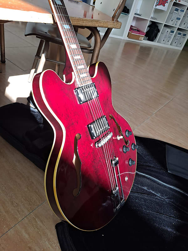 Epiphone 1982 Gibson RIVIERA Matsumoku - Japan 1982 Wine red | Reverb