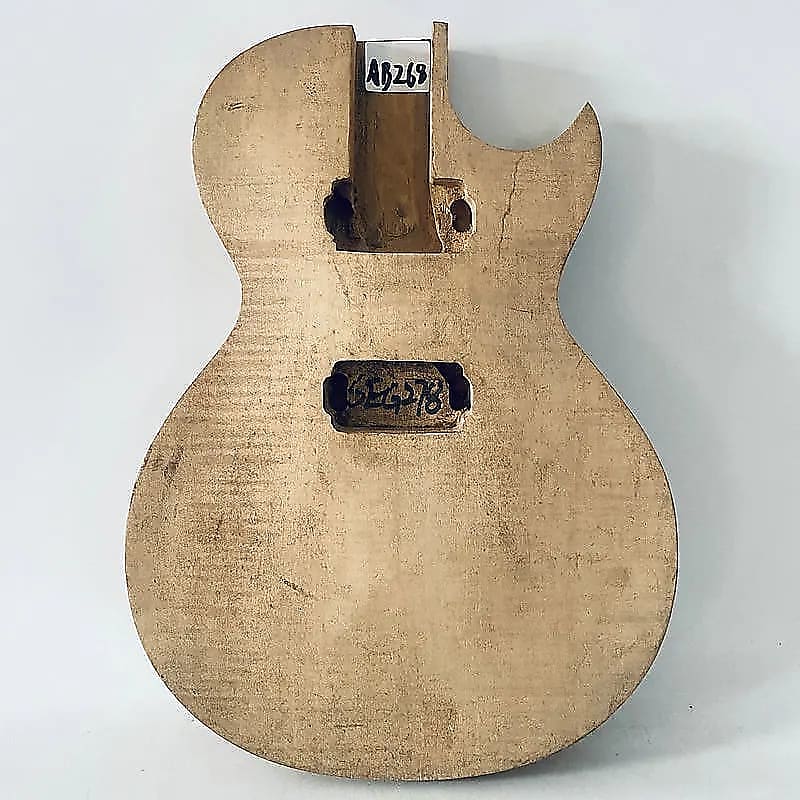 Custom Unfinished Les Paul LP Style Guitar Basswood Body with | Reverb