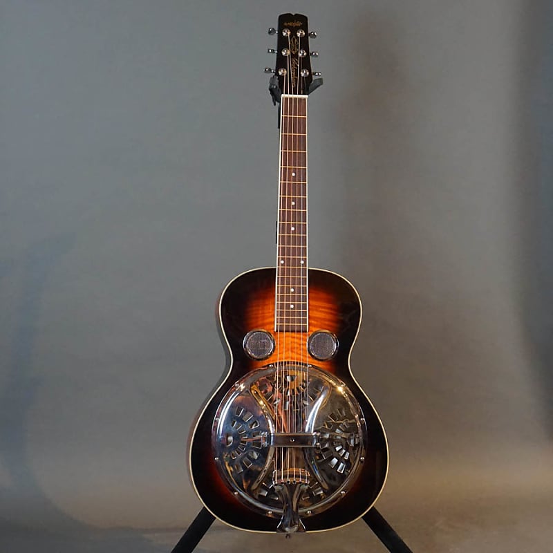 Wechter Scheerhorn Resonator Acoustic, Sunburst - Used | Reverb