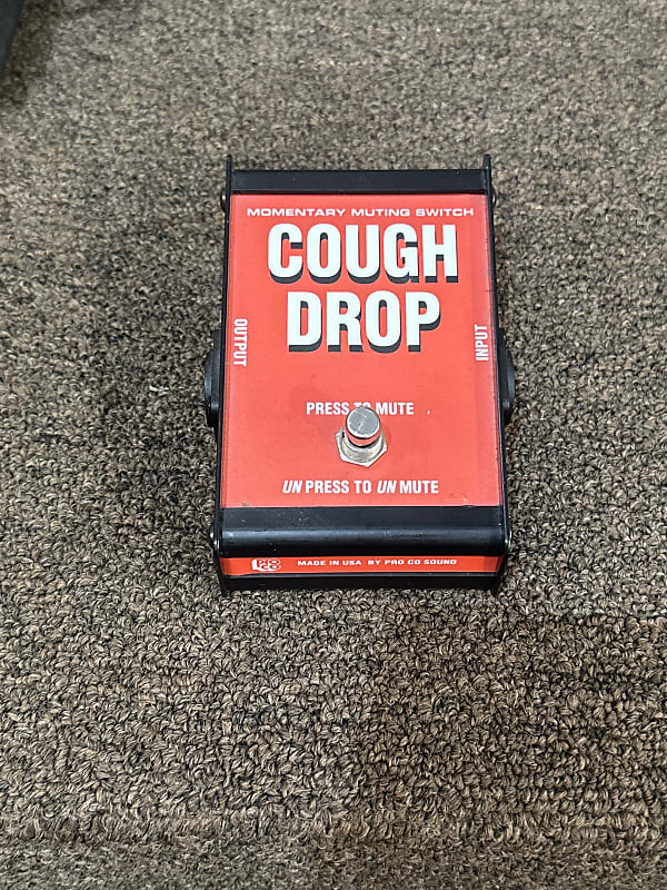 ProCo Cough Drop Momentary Muting Switch | Reverb